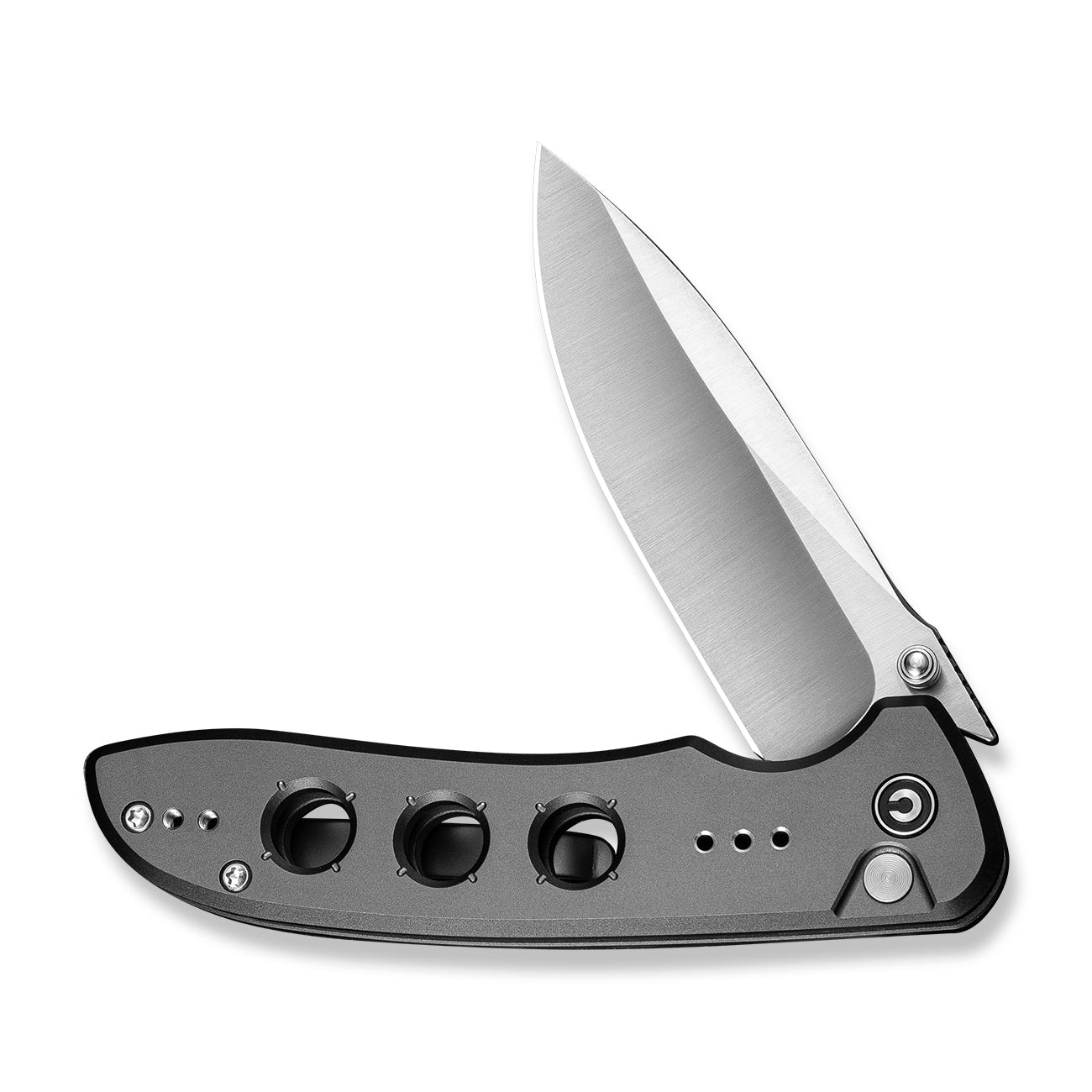 CIVIVI Hyperpulse Gray Aluminum Knife, 14C28N Blade