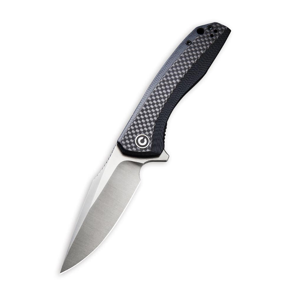 CIVIVI Baklash Flipper Knife G10 & Carbon Fiber Handle 9Cr18MoV