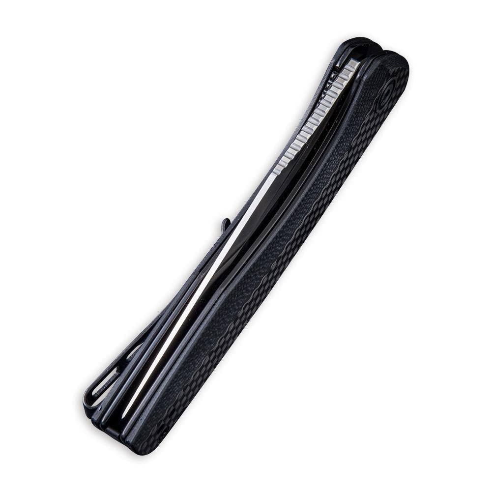 CIVIVI Baklash Flipper Knife G10 & Carbon Fiber Handle 9Cr18MoV
