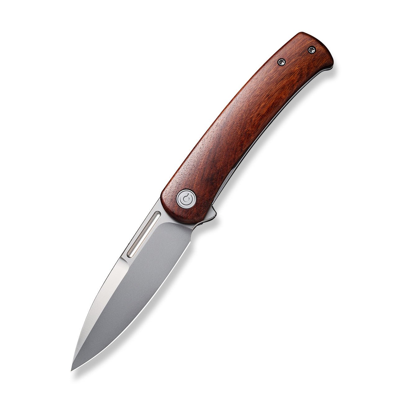 CIVIVI Cetos Flipper Knife - Wood & Stainless Steel Handle 14C28N Blade