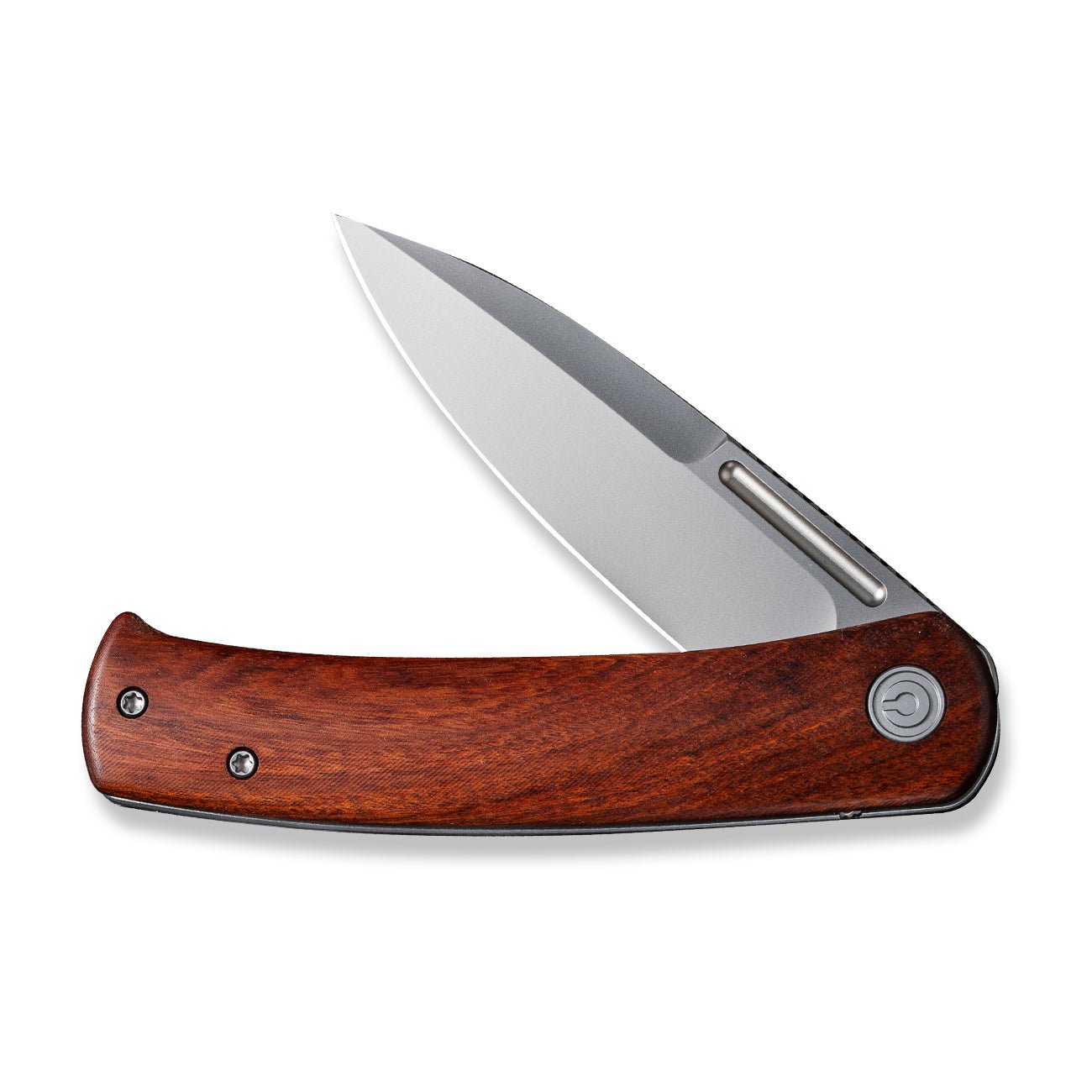 CIVIVI Cetos Flipper Knife - Wood & Stainless Steel Handle 14C28N Blade