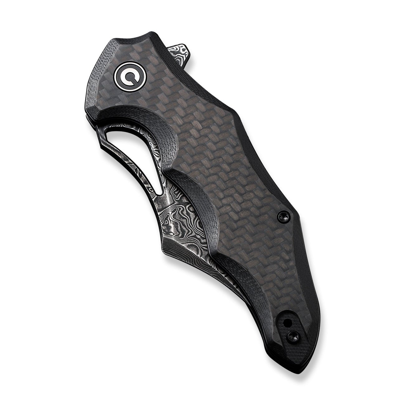 CIVIVI Chiro Flipper & Thumb Hole Knife Carbon Fiber & G10 Handle (3.1