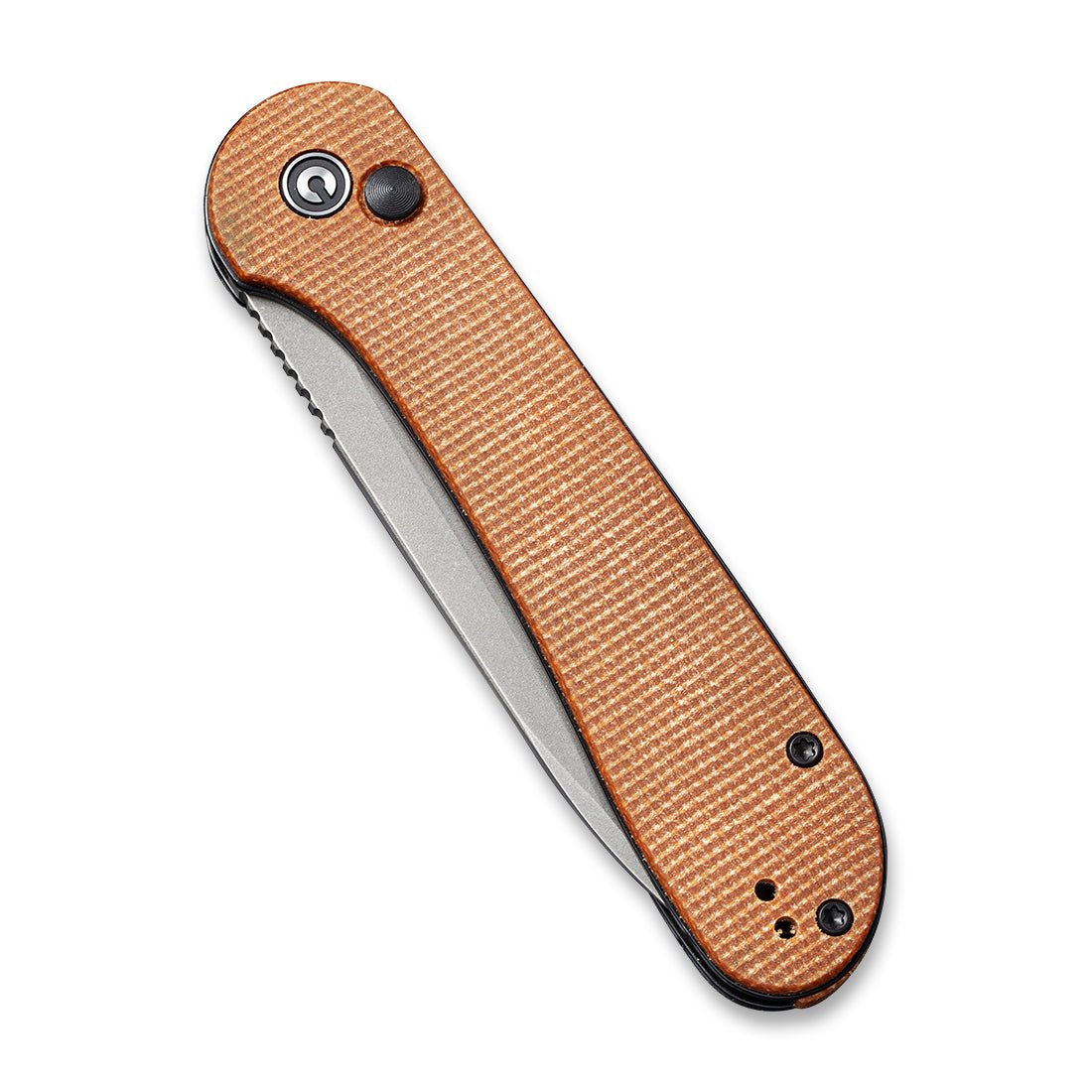 CIVIVI Button Lock Elementum Pocket Knife - Micarta Handle