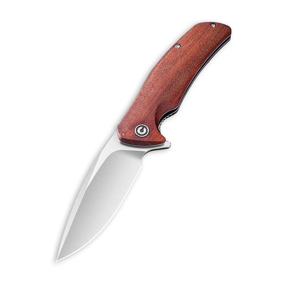 CIVIVI Incite Flipper Knife Wood Handle D2 Blade