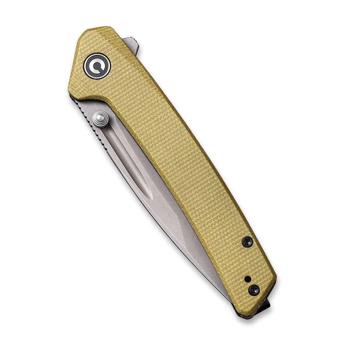 CIVIVI Keen Nadder Flipper & Thumb Stud Knife Micarta Handle N690 Blade